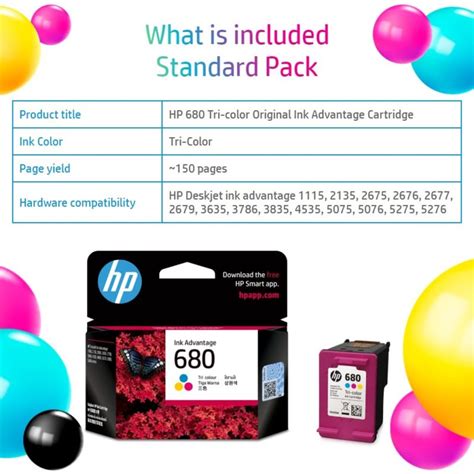 Hp 680 Original Ink Advantage Printer Cartridge Sweetloot Pc