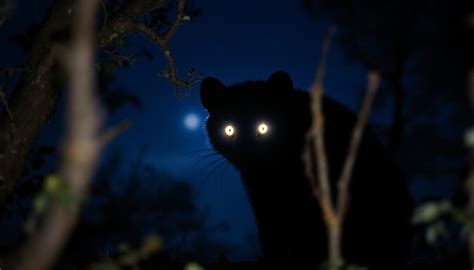 Free Glowing Eyes Night Image Nocturnal Mysterious Wildlife