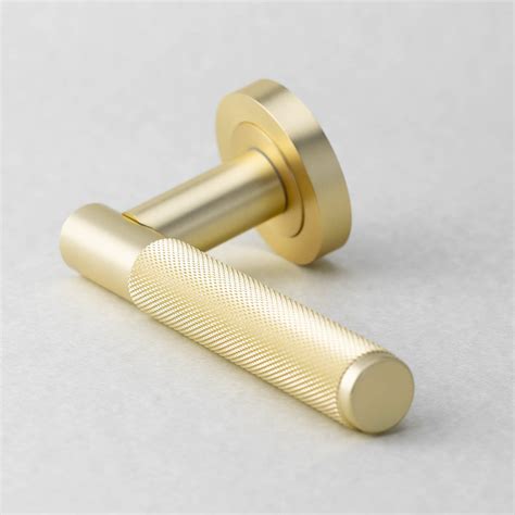 Knurled Solid Brass Door Handles Could Be The Ideal Upgrade For Your Home