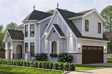Plan 623403dj 3 Bed Victorian Style Home Plan With 2 Car Garage 1720