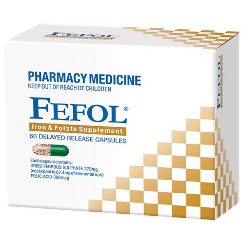 Fefol Capsules 60 Michaels Chemist