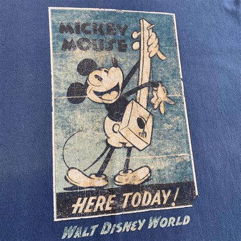Walt Disney World Mickey Mouse T Shirt Vintage 90s Depop