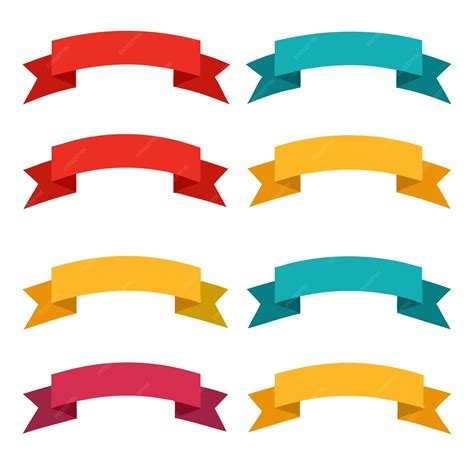 Premium Vector Elegant Ribbon Vector Collection For Creative Designs