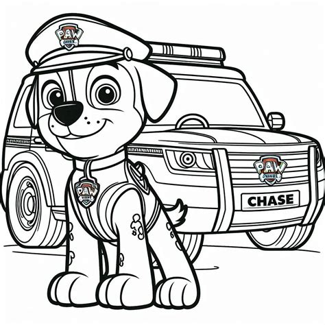 Chase Dibujos Paw Patrol Para Colorear Paginas Para Colorear