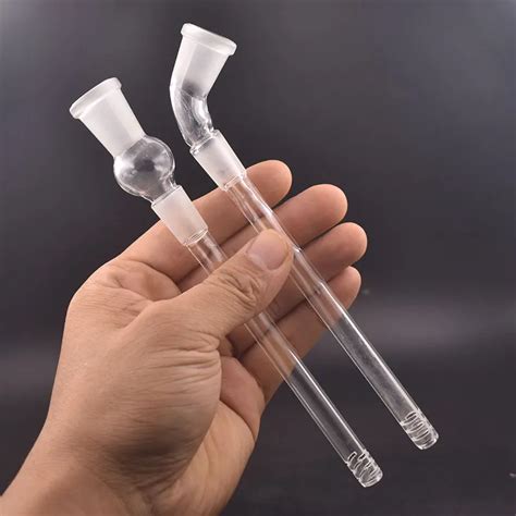14mm Glass Downstem Diffuser 45 90 Degree Adapter For Dab Rigs Bongs 14mm 18mm Male Female From
