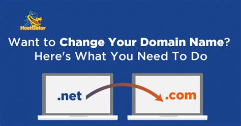 How To Change Your Website Domain Name HostGator