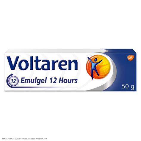 Voltaren 12 Hours Gel 50 Gm Kulud Pharmacy
