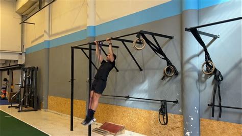 Front Lever Pulls Asistido Con Banda Front Lever Pulls Band Assisted