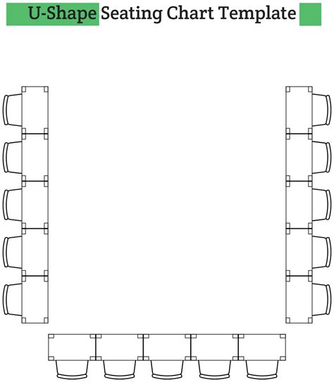 Free U Shape Seating Chart Template To Edit Online