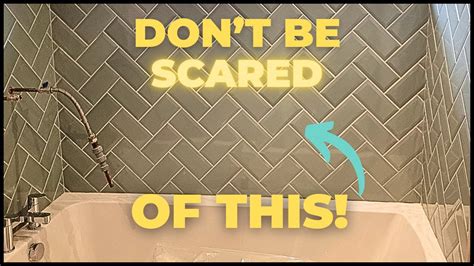 Herringbone Tile Installation For Beginners Youtube