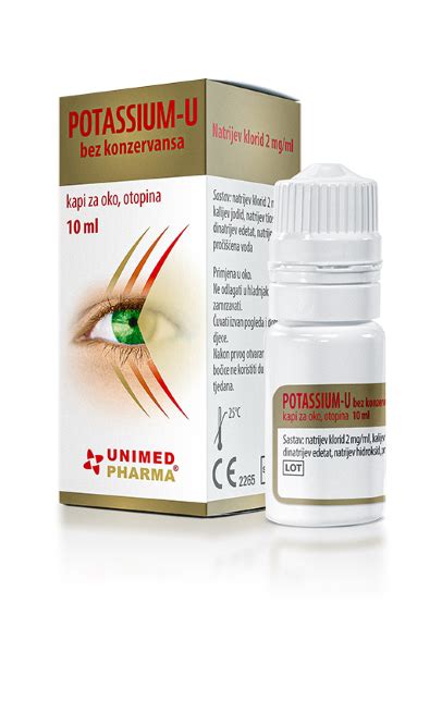 Potassium U Bez Konzervansa Kapi Za Oči 10 Ml