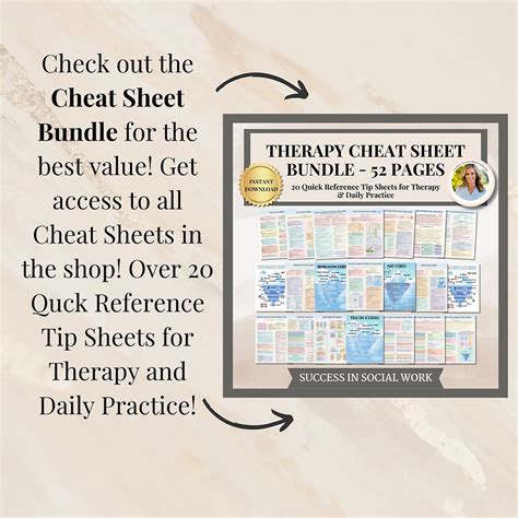 Success In Social Work Therapy Worksheets