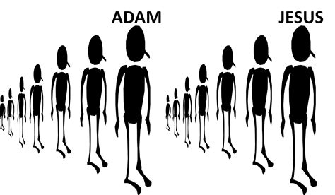 Illustration Adam Vs Jesus Guilt Free Christianity