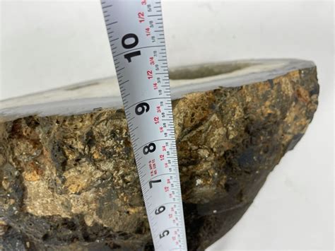 Large Polished Agate Geode Half 12w X 9d X 8h