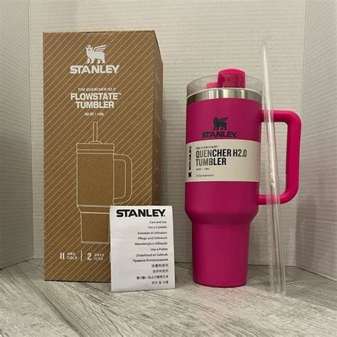 Hot Pink Fuschia Stanley Cup 40 Oz Pretty Mugs Stanley Cup Stanley
