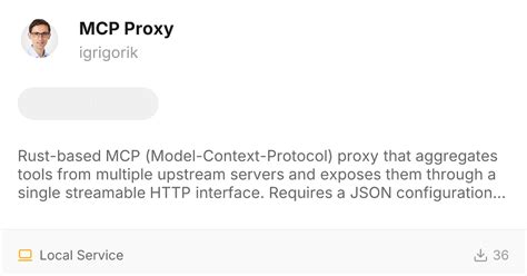 Mcp Proxy Mcp Servers · Lobehub