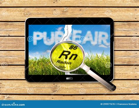 The Dangerous Radioactive Radon Gas Under The Ground Royalty Free Stock