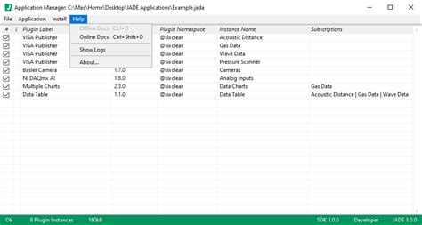 Jade Application Manager