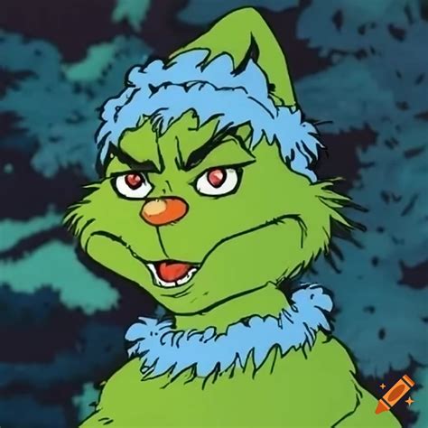 Blue Grinch Manga On Craiyon