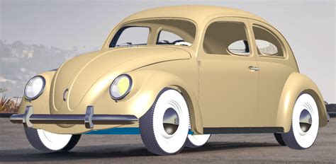 🪲 Vw Beetle Split Window Smooth Body・free Stl File For 3d Printing・cults