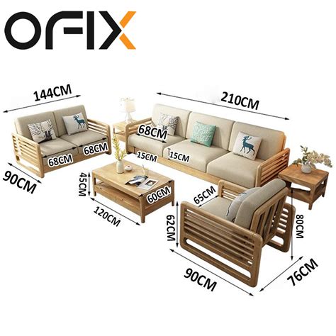 Flotti Windsor Solid Thailand Rubberwood Center Table