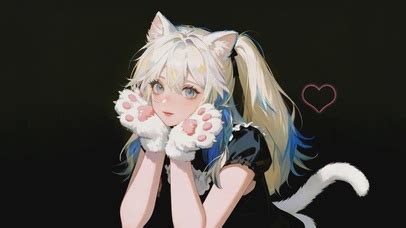 猫耳兽娘的心动瞬间动漫动态壁纸 动态壁纸下载 元气壁纸
