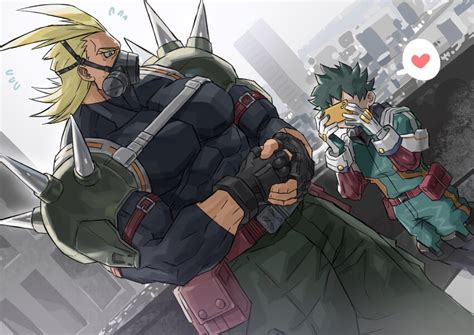 Ellischestert12 All Might Midoriya Izuku Boku No Hero Academia