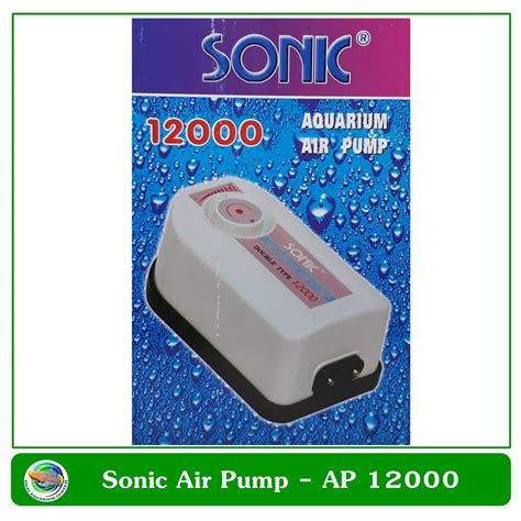 Sonic ปั๊มออกซิเจน 2 ทาง ปรับระดับได้ Air Pump Sonic Ap 12000