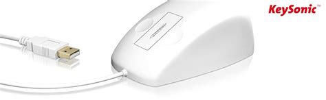 Icy Box Keysonic Waterproof Silicone Mouse With Touch Sensor For
