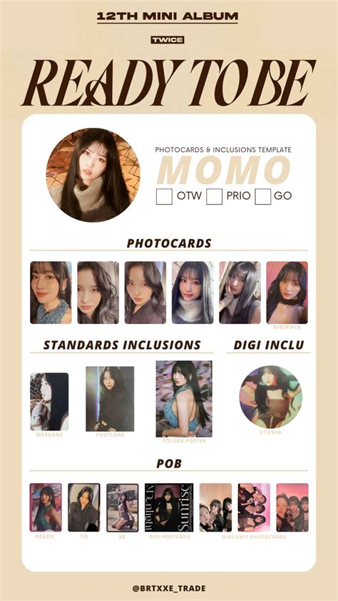 Twice Strategy Photocard Template Modern Resume Template Word