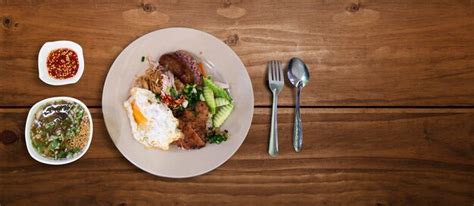 Premium Photo Banner Of Com Tam A Vietnamese Broken Rice With