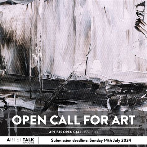 Submission Fee For Open Call For Artists Issue 33 Artists Open Call