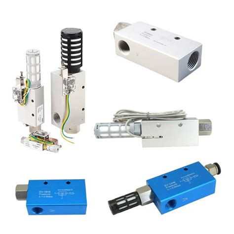 Cv Series Aluminum Alloy Air Vacuum Ejector Generator Wolun Pneumatic Products