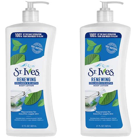Pack Of 2 St Ives Renewing Body Lotion Collagen Elastin 21 Ounces