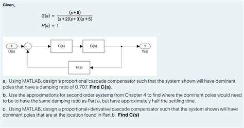 solved given g s s 2 s 3 s 5 s 6 h s 1 a using