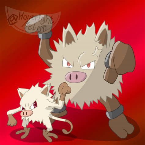 Mankey And Primeape By Haverightmelon On Deviantart