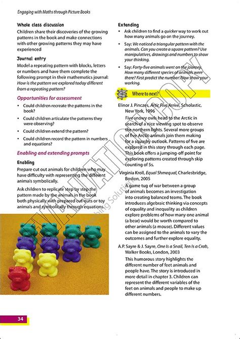 Engaging With Mathematics Through Picture Books Rich Mathematical And