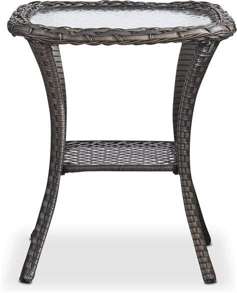 Rushmere Wicker Rattan Side Table At Timothy Votaw Blog