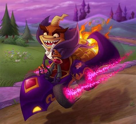 Ripto For Ctr Spyro The Dragon Cartoon Art Styles Crash Team Racing