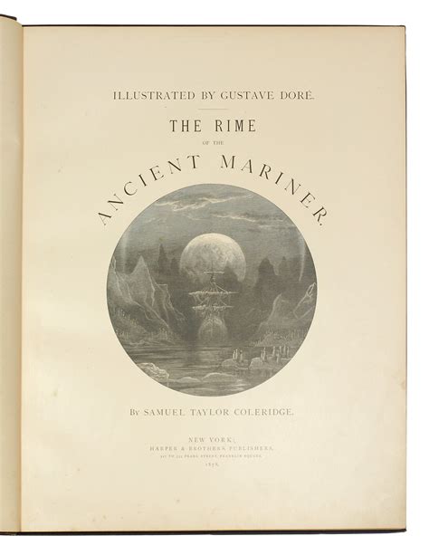 The Rime Of The Ancient Mariner By Coleridge Samuel Taylor Doré Gustave Illustrator 1878