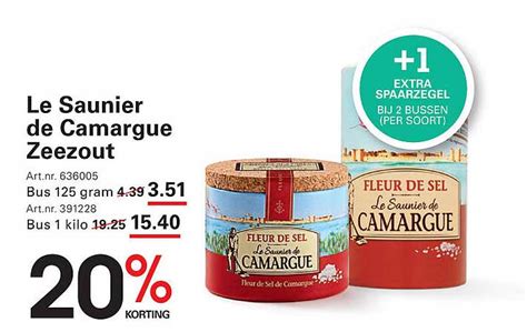 Le Saunier De Camargue Zeezout Aanbieding Bij Sligro Folderfeest Nl