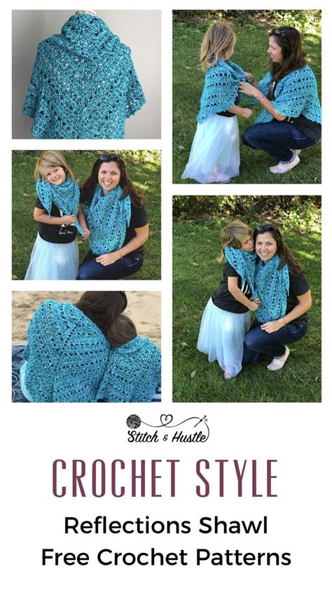 Reflections Shawl Mommy Me Free Crochet Pattern Artofit