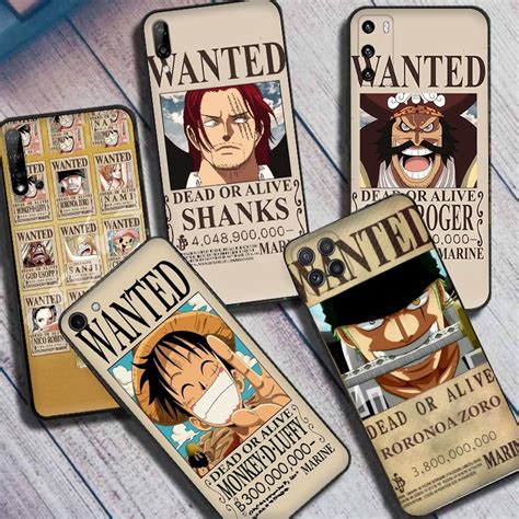 Huawei Y6 2019 Y7 Prime Y9 Prime Mate 10 Pro Lite Mate 20 Lite Yf18 One Piece Wanted Posters