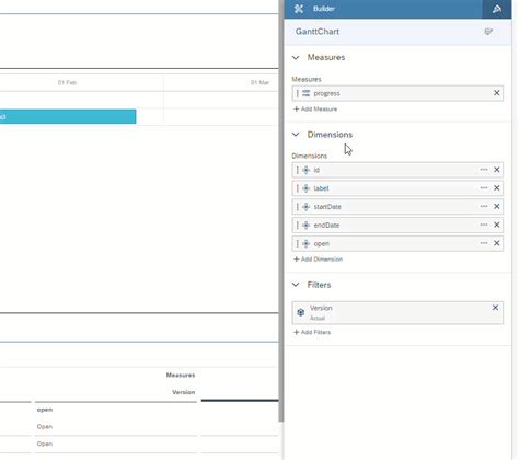 Gantt Chart Widget With Data Binding For Sap Analytics Cloud