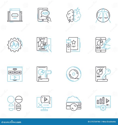 Nerking Line Icons Collection Nerking Connections Collaboration