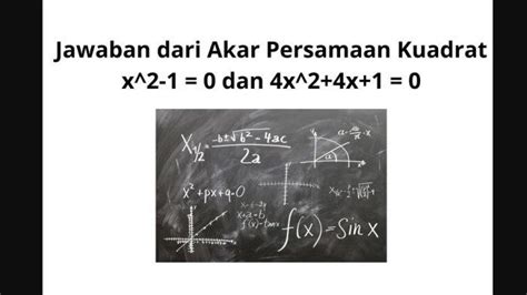 Rumus Abc Contoh Soal Persamaan Kuadrat Dengan Rumus Abc Beserta Kunci