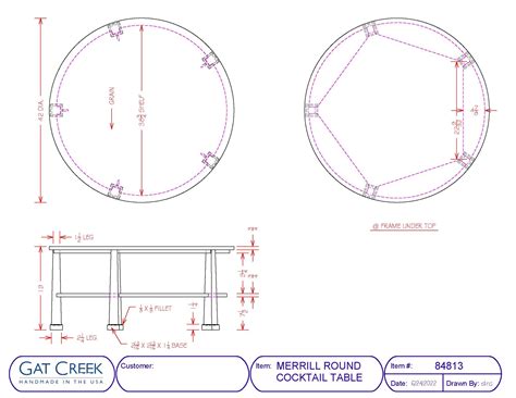 Merrill Round Cocktail Table
