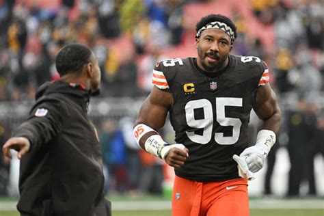 Browns De Myles Garrett Stats And Numbers In Week 17 Game Vs Steelers