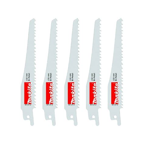 Makita Recipro Blade Bi Metal 150mm 5 8tpi 5 Pack P 47139 • Dce Electrics