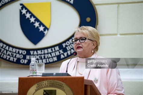 Foreign Minister Of Bosnia And Herzegovina Bisera Turkovic Speaks News Photo Getty Images